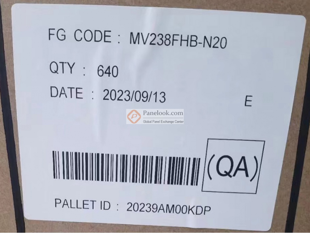 京东方液晶玻璃MV238FHB-N20概况-全球液晶屏交易中心-屏库