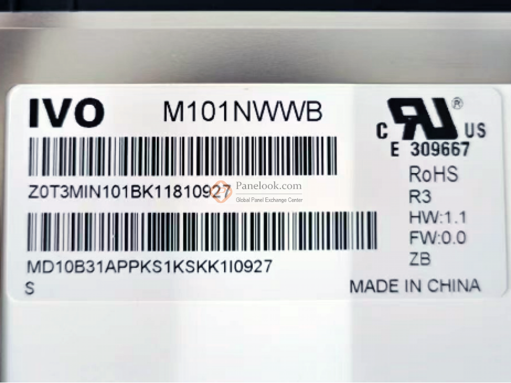 龙腾液晶模组M101NWWB R3概况-全球液晶屏交易中心-屏库