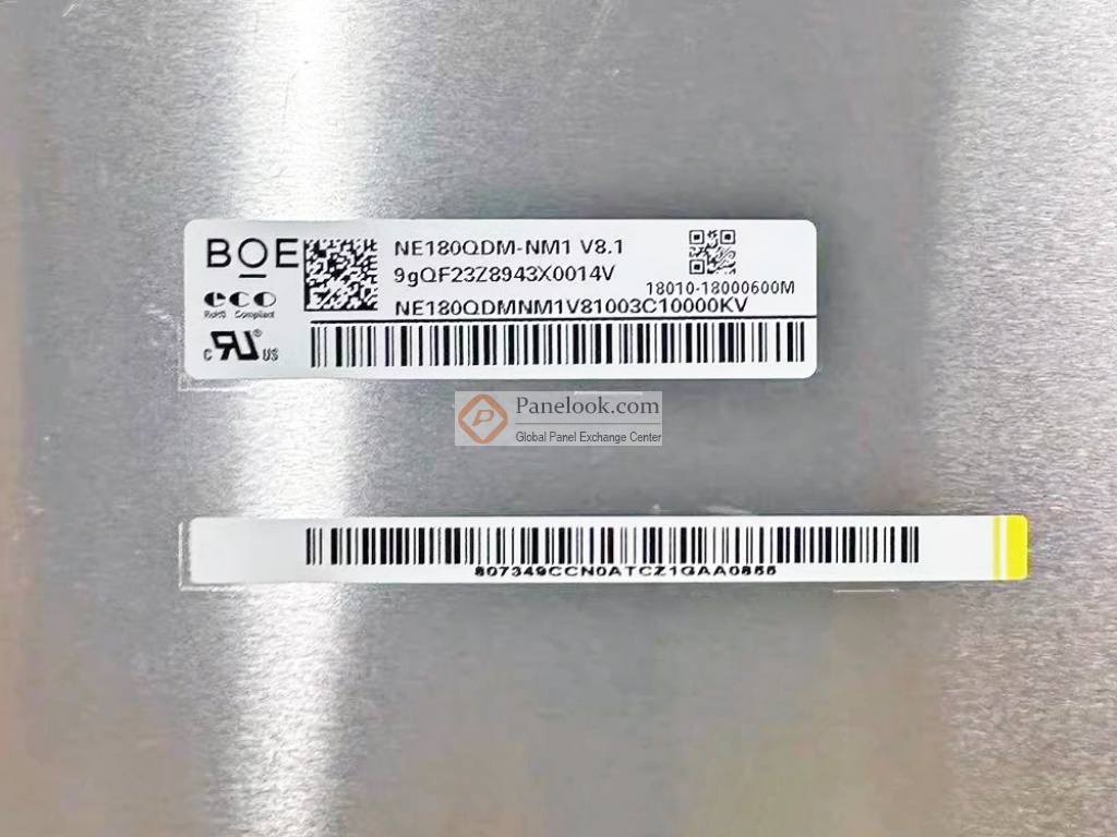 BOE NE180QDM-NM1 Overview - Panelook.com