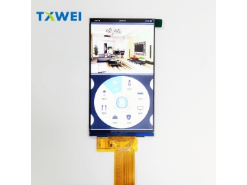 TXW500182B0 5.0寸720*1280 IPS TFT工控液晶显示屏, 40 pins MIPI宽温高清高亮400 cd/m2 ...