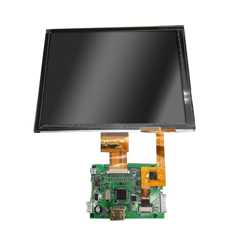 XF080AC-XGA 8吋IPS TFT LCD, 含PCAP/CTP觸控 1024x768 300亮度 40pins LVDS接口, 若有 ...
