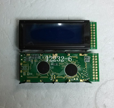 12232-6 2.0寸STN图形液晶模块 122*32点阵 黄绿模 正显 18pins 并口数据 12232-6, HS12232-4 ...