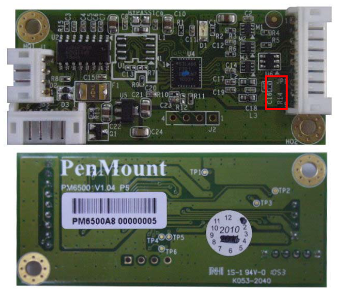 PM6500A8 PenMount 四线、八线电阻式控制器, RS-232和USB双介面 | 上海诚普电子科技有限公司