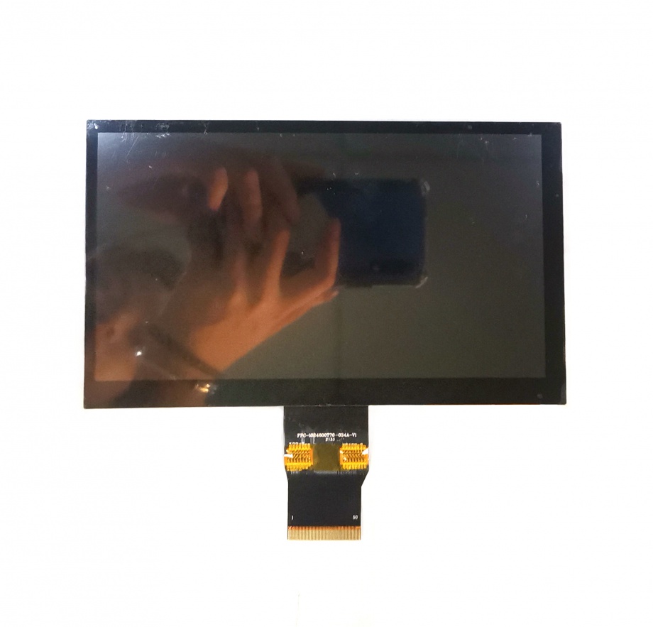 PV07031LZR30G 7 inch TFT LCD display, 1024x600, IPS/ All/ Full/ Fre viewing angle, 220nits ...