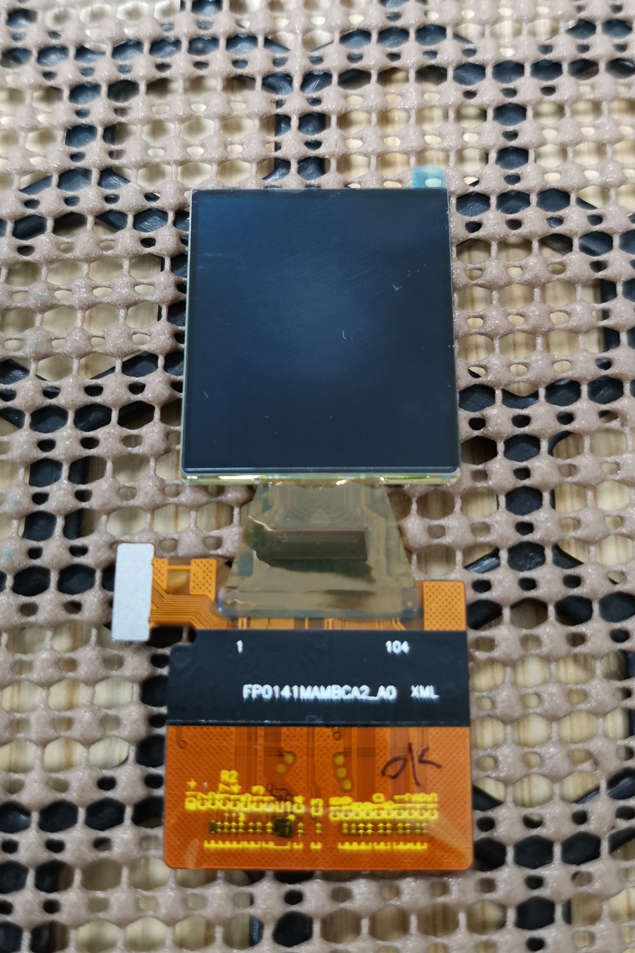 ATV-D0141MAMBCA0 1.41英寸 incell 320*360 AMOLED 30PINS QSPI 接口定义及CG可定制 ...