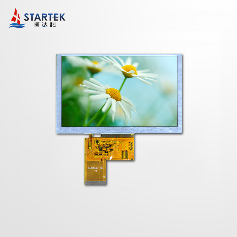 KD050WVTPA045 5.0寸, 800*480, 350亮度, 40pins, TTL, ILI5960/ILI6122, TFT彩色 ...