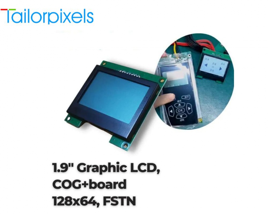 TWW12864K-A1 12864 点阵图形LCD, FSTN, ST7565R, 8080 8BIT, 图形LCD显示器, COG ...